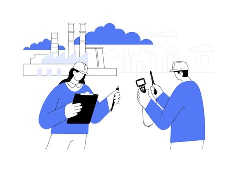 Premium Vector Air Quality Monitoring Abstract Concept Vector Illustration