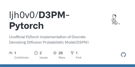 github ljh0v0 d3pm pytorch unofficial pytorch implementation of discrete denoising diffusion