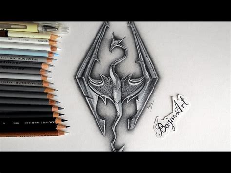 How To Draw Skyrim Logo