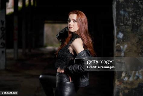 Redhead Leather Photos And Premium High Res Pictures Getty Images