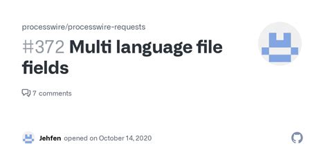 Multi Language File Fields · Issue 372 · Processwireprocesswire