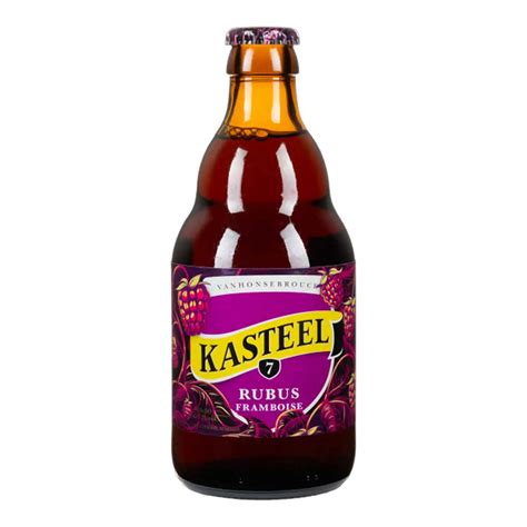 Kasteel Rubus Raspberry 33cl Alc 7 Beer Bottles Real Tobacco Belgium