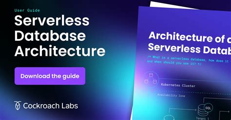 Cockroach Labs On Linkedin Architecture Of A Serverless Database