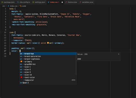 [vscode] released css var complete v1 1 r vscode