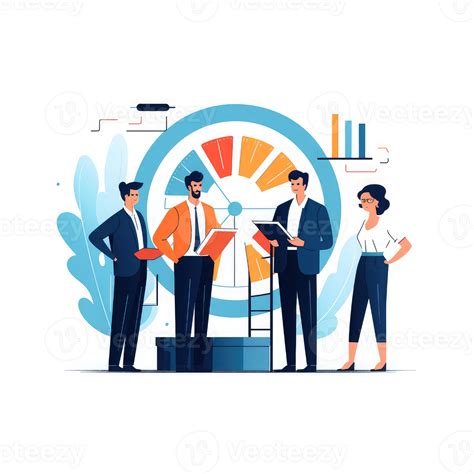 Business Team Preparing Data Analytics Presentation Ai Generated 27853601 Png