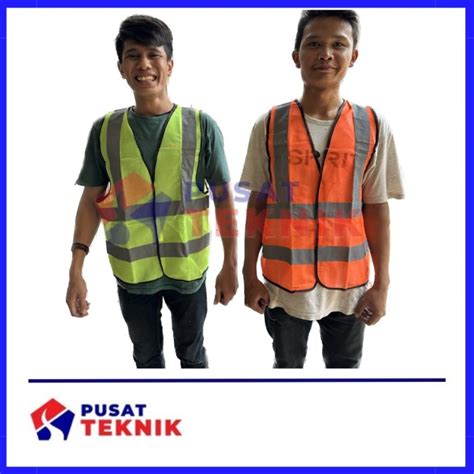 Jual Rompi Proyek Polyester Rompi Safety Proyek Rompi Hijau Orange Project Jakarta Barat