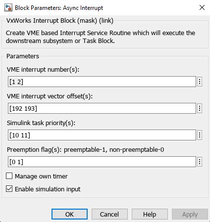 Generate Interrupt Service Routines