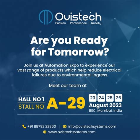 Ovistech Automationexpo2023 Exhibition2023 Exhibition Tradeshow International Mumbai