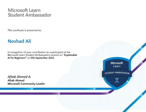 noshad ali kalhoro on linkedin microsoftlearn explainableai continuouslearning