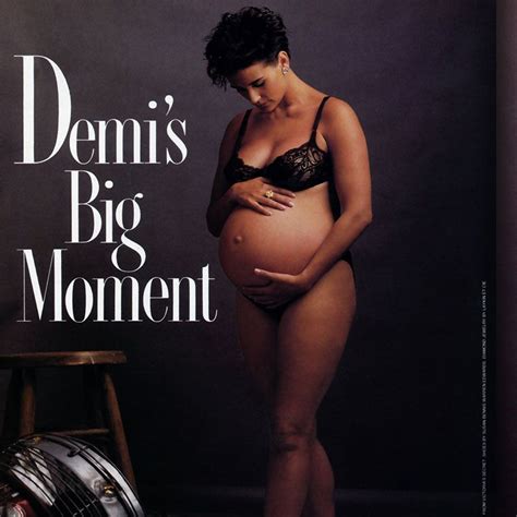 Demi Moore Ensaio Fotografico Gravida 749x749