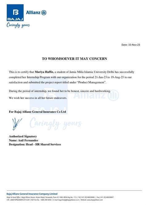 Productmanagement Internshipcompleted Mariya Haffiz