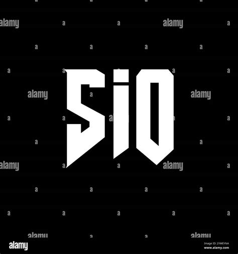 Sio Letter Logo Design For Technology Company Sio Logo Design Black