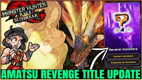 Amatsu Coming To Sunbreak New Kagero Yomogi Reveal Monster