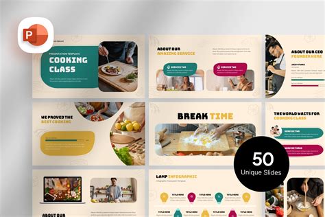 Cooking Class Powerpoint Template Graphic By Wealthwells · Creative Fabrica