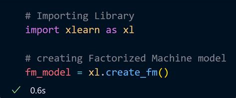 Field Aware Factorization Machines Python