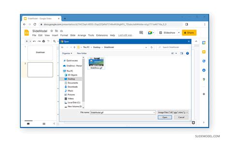 Select Gif From Device In Google Slides SlideModel