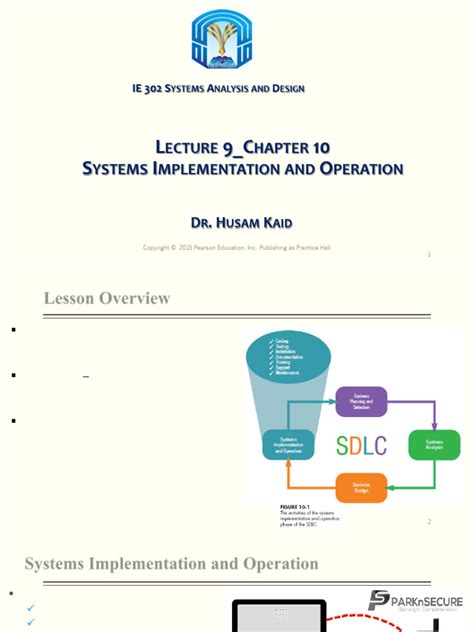 Lecture 09 Ch10 Systems Implementation And Operation Pdf Software