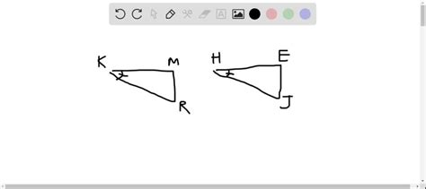 Solveduse Tick Marks To Show The Congruent Parts Of The Triangles
