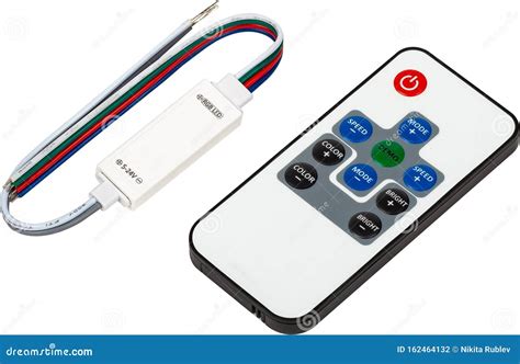 Controller For RGB LED With Remote Control Isolated On White Stock Photo Image Of Electronic