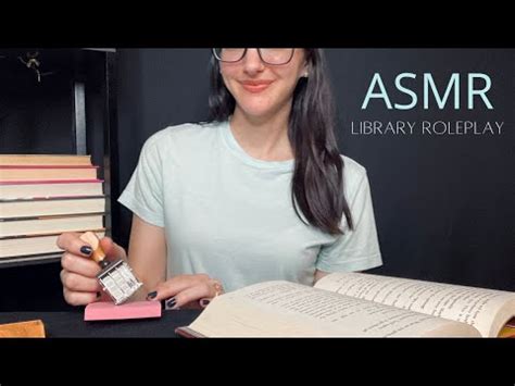 ASMR Librarian Roleplay L Soft Spoken Personal Attention Typing Writing YouTube