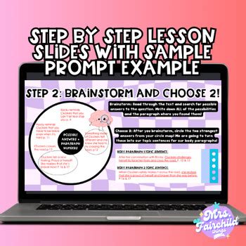 Writing An ECR Extended Constructed Response Lesson Resources