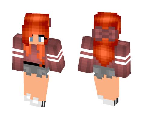 Get Red Hair Girl Cloths 1 Minecraft Skin For Free Superminecraftskins