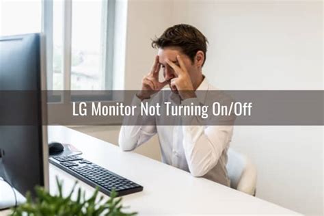 Lg Monitor Not Working Ready To Diy