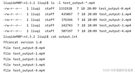 ffmpeg视频截取切片 ffmpeg截取视频片段 csdn博客