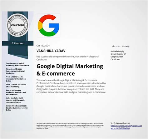 Vanshika Yadav On Linkedin Digitalmarketing Continuouslearning