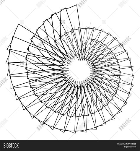 Geometric Spiral Vector And Photo Free Trial Bigstock