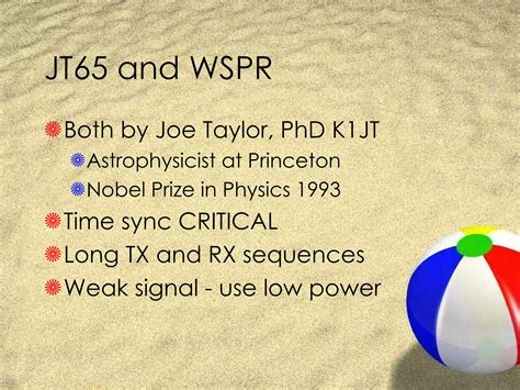 Weak Signal Modes In Amateur Radio Ppt Technology And Computing