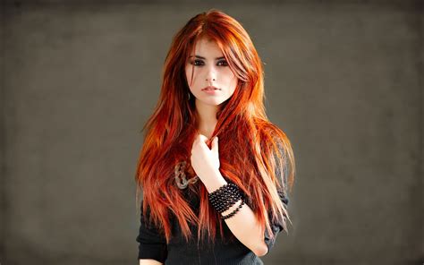 Redhead Julia Lily Kova Zabolotnikova Women 1080p Wallpaper