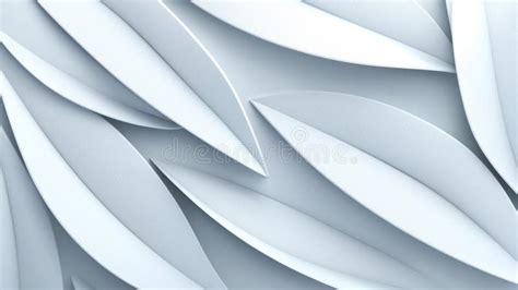 Three Dimensional White Marble Texture With Geometric Floral Leaves Stock Algorithm Stock Image