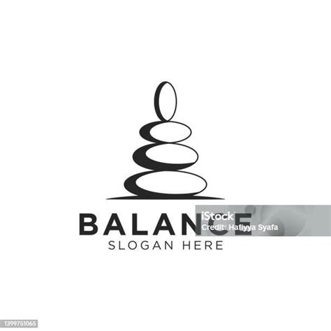 스톤 락 밸런스 로고 스파 웰니스 벡터 엠블럼 일러스트 디자인 웰빙에 대한 스톡 벡터 아트 및 기타 이미지 웰빙 마사지