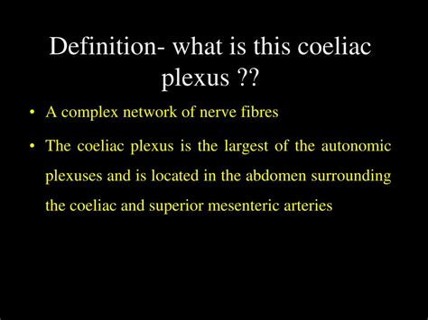 Ppt Coeliac Plexus Block Powerpoint Presentation Free Download Id