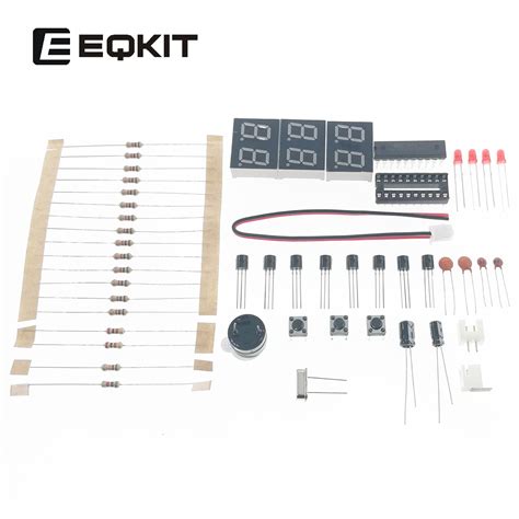 六位时钟散件电子diy电子时钟套件 51电子时钟套件电子制作 虎窝淘