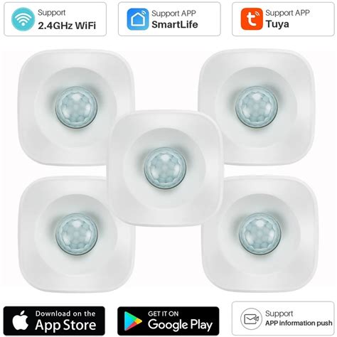 Tuya Wi Fi датчик движения Pir детектор сигнализации Smart Life приложение беспроводная система