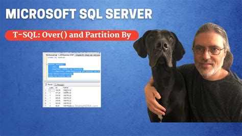 Microsoft Sql Server T Sql Over And Partition By Youtube
