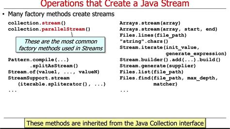 understanding java streams common creation operations youtube