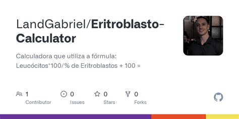 Github Landgabriel Eritroblasto Calculator Calculadora Que Utiliza A Fórmula Leucócitos 100