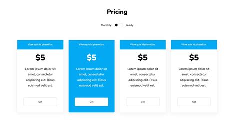 top 10 pricing table page designs for websites with html css and javascript code