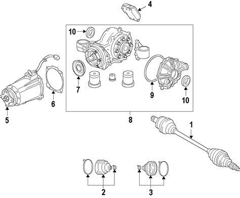 Saturn Vue Cv Axle Assembly Rear 22727020 Gm Parts Depot Ottawa Ontario