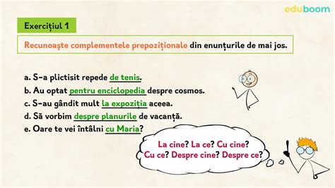 Acuzativul și Complementul Prepozițional Aplicații Limba și