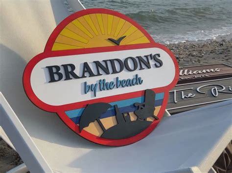 Beach Sign Custom Sign Personalized Sign Craft My Sign
