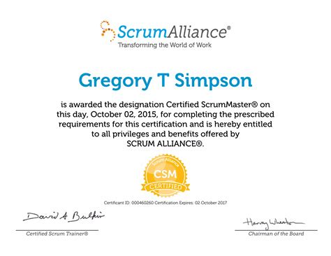 Scrum Master Certification Ppt