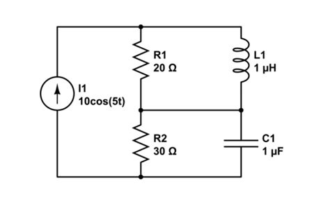 Solved For The Circuit Shown In The Figure Obtain 1 The