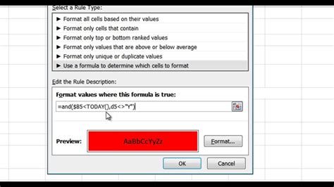 How To Use Conditional Formatting With Dates The Easy Way Youtube