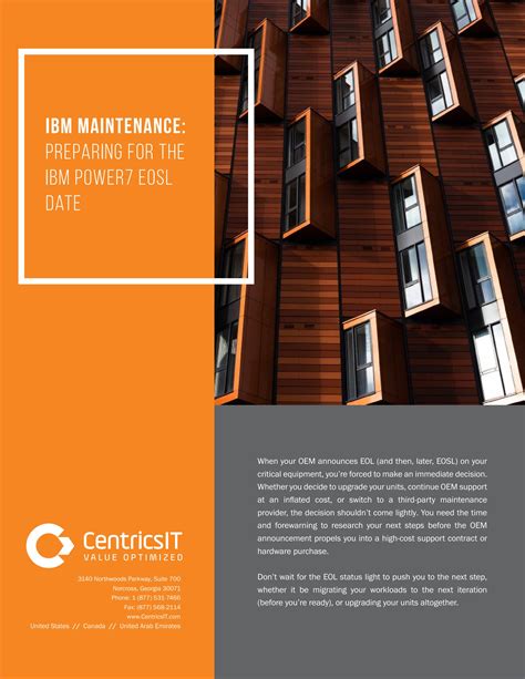 CentricsIT Datasheet IBM Maintenance EOSL Dates By CentricsIT Issuu
