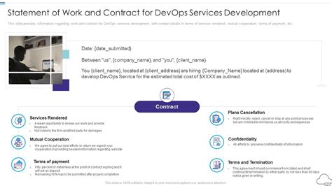 professional devops services proposal it statement of work and contract for devops