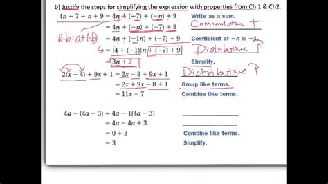 Simplifying Variable Expressions YouTube